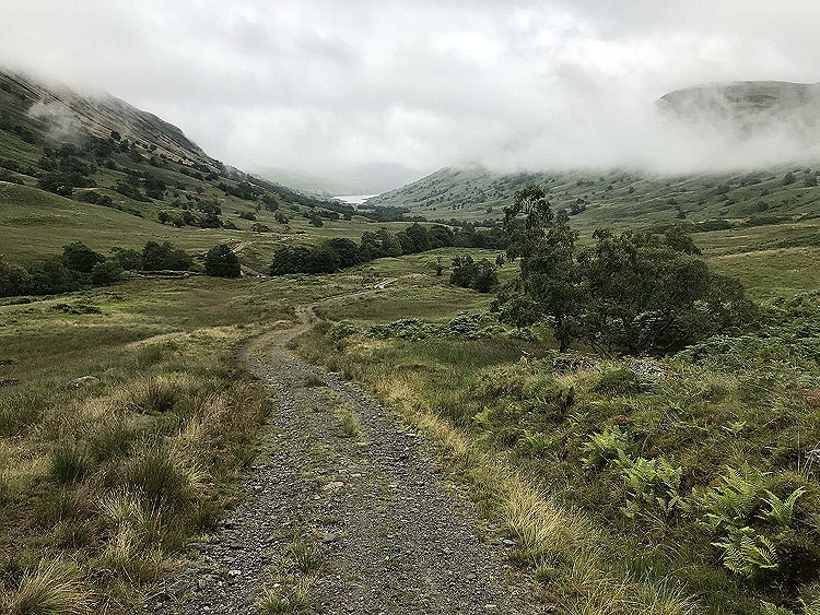 Fantastic trail running route around Glen Finglas