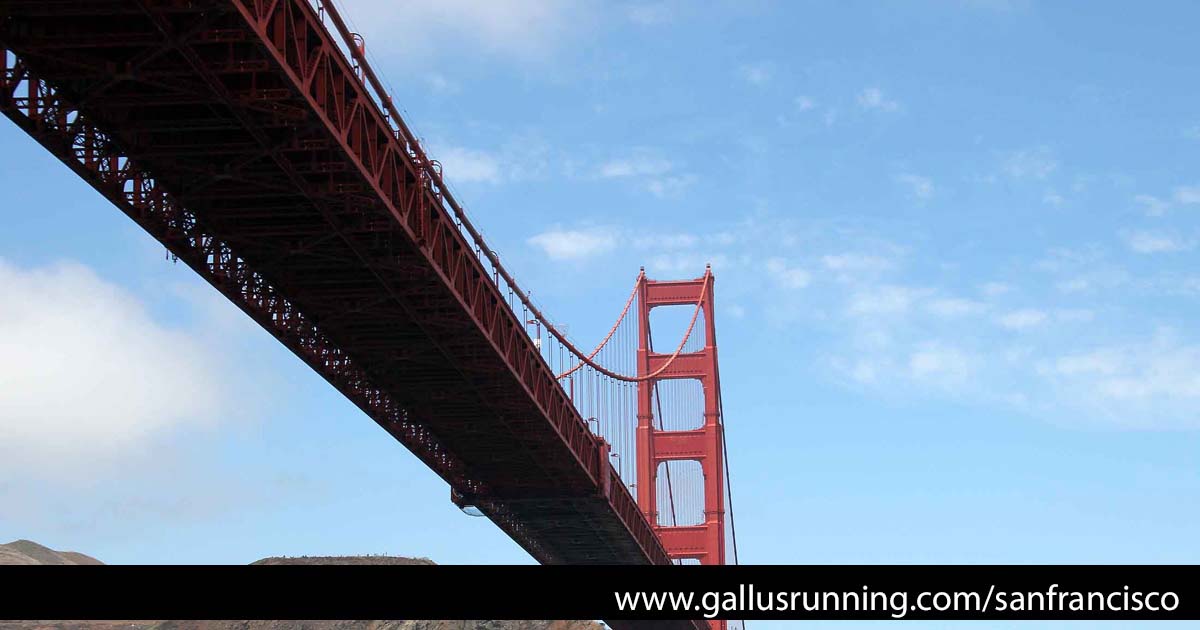 San Francisco marathon running route information