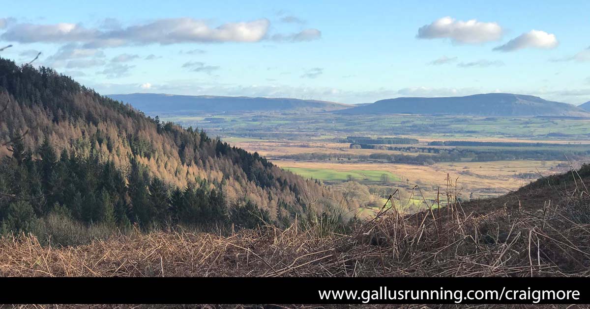 Craigmore trail hill route from Aberfoyle