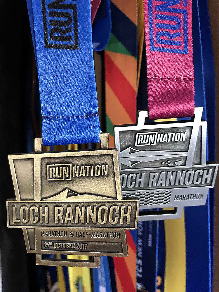 From Kinloch Rannoch, the Loch Rannoch Marathon information
